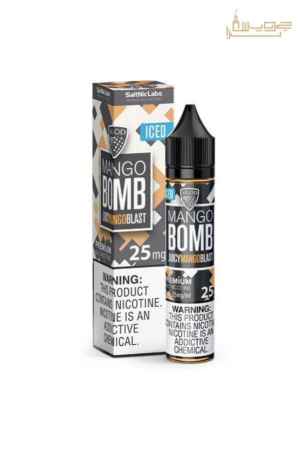 سالت نیکوتین بمب انبه یخ برند ویگاد【VGOD Iced Mango Bomb】